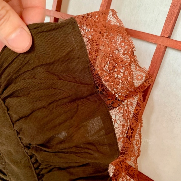 Apostrophe | Tops | Apostrophe Stretch Sheer Crinkle Blouse | Poshmark
